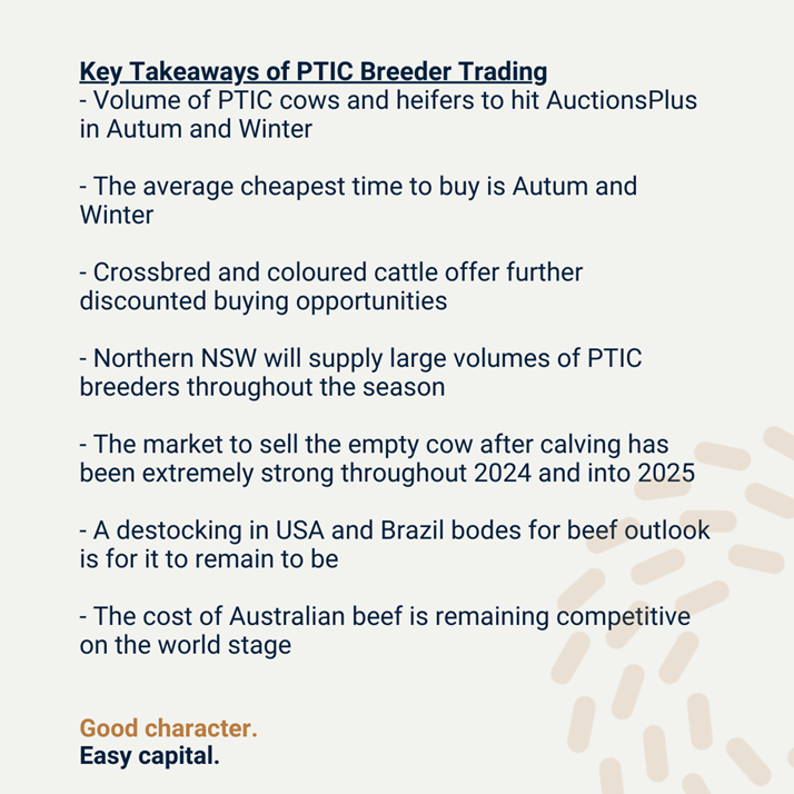 Trading opportunities with PTIC breeders